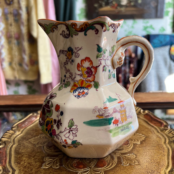 Rare Antique Mason’s Patent Ironstone China Chinoiserie Pattern Jug ...